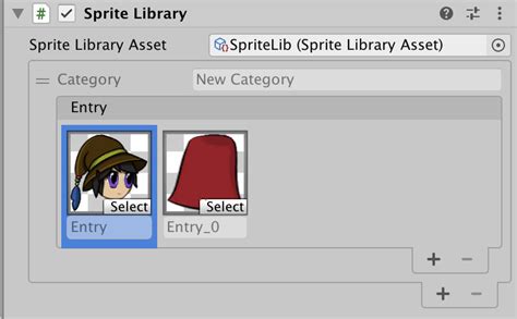 sprite library asset 2d animation 7 0 13
