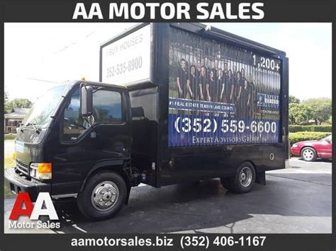 2004 Isuzu NPR Mobile Rotating Billboard Box Truck For Sale In