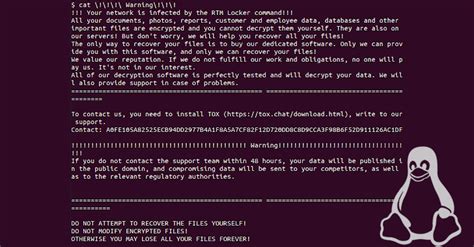 rtm locker s first linux ransomware strain targeting nas and esxi hosts