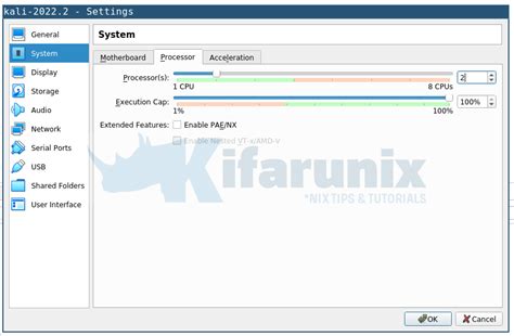 Install Kali Linux On VirtualBox Kifarunix