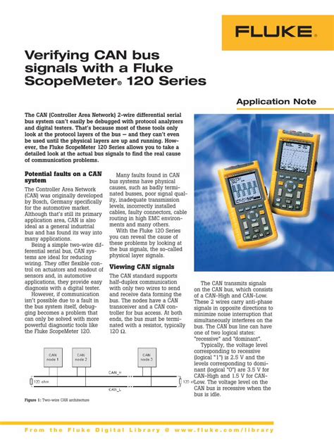 pdf verifying can bus signals with a fluke scopemeter 120 …support