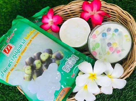 วุ้นลูกตาลในน้ำเชื่อม 1000กรัม รัปประทานกับไอศครีม น้ำแข็งใสและอื่นๆอีกหลายเมนูตามใจชอบ