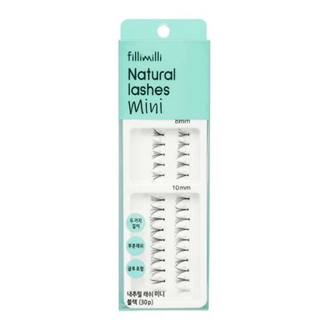 필리밀리 내추럴 래쉬 미니 블랙 30p 꽃마usa