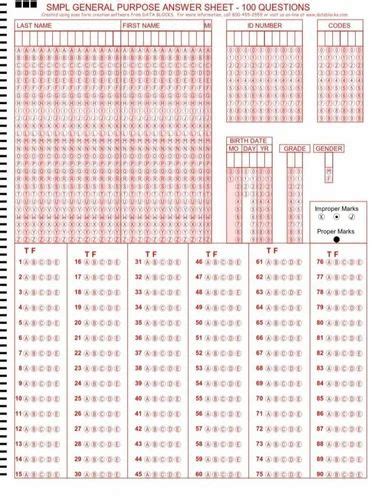 Answer Sheets Printing Services In Pune Id 2852611546312