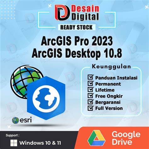 Jual ArcGIS Pro 2023 Dan ArcGIS Desktop 10 8 Aktif Permanen Shopee
