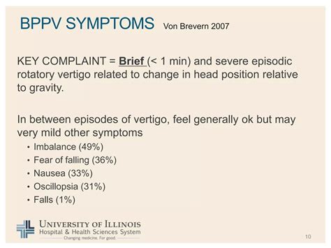 Bppv Final Grand Rounds Sept 2015 Pptx Eye And Vision Conditions