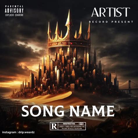 Kings City Cover Art Template Postermywall
