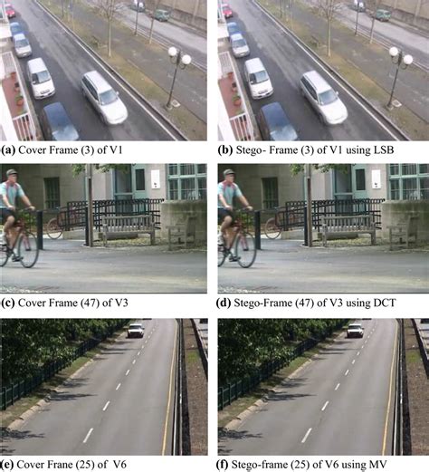 Qualitative Results Of Different Video Frames Before And After Embedding Download Scientific