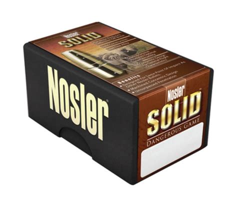 Nosler Solid Bullet 27452 Other Buy Online Guns Ship Free From Arnzen