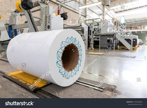 Close Offset Printing Machine During Production Stock Photo Shutterstock
