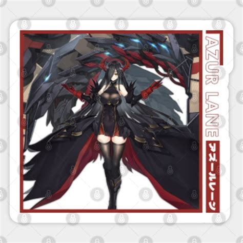 Friedrich Der Grobe Azur Lane Character Album Azur Lane Sticker Teepublic
