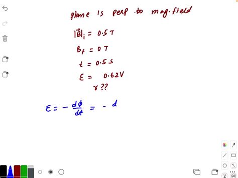 SOLVED The Plane Of A Circular Loop Is Perpendicular To The Direction Of The Magnetic Field The