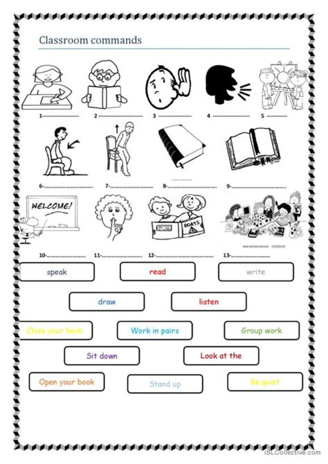 297 Commands English Esl Worksheets Pdf And Doc