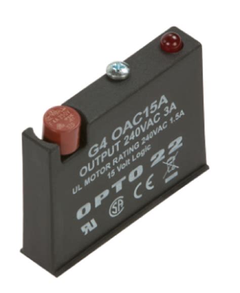 Opto 22 G4oac15a G4 Ac Output 24 280 Vac 15 Vdc Logic [new]