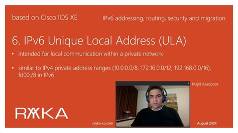 IPv Unique Local Address YouTube