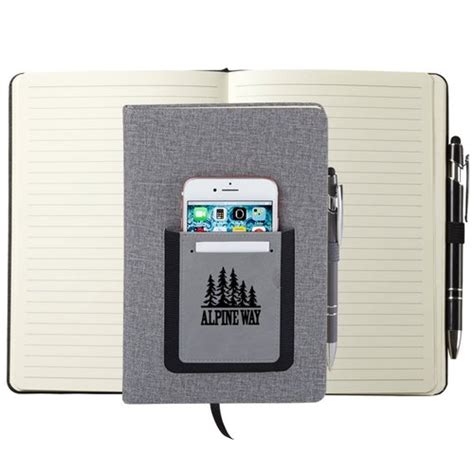 Gray Northfield Phone Pocket Journal Personalization Available