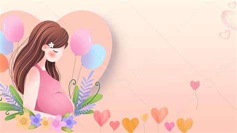 Best Pink Simplicity Powerpoint Background For Presentation