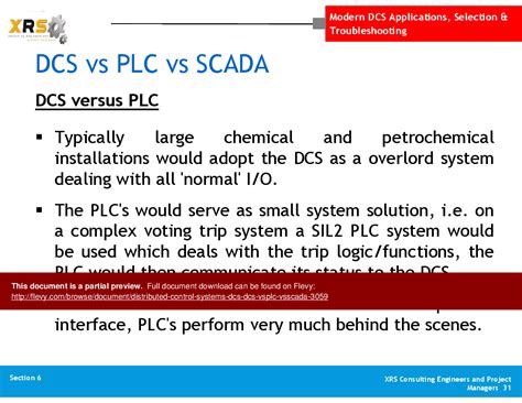 distributed control systems dcs dcs vs plc vs scada powerpoint