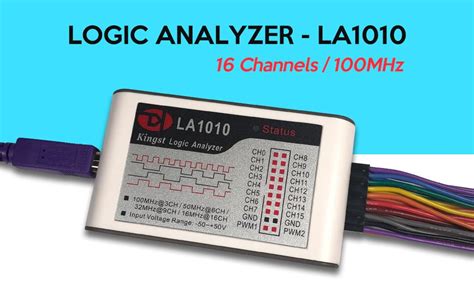 Amazon Co Jp LA1010 USB Logic Analyzer 16 Input Channels 100MHz Windows 32 Bit 64 Bit With