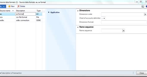 data import export framework data format