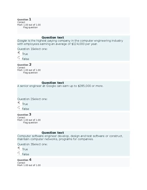 Computer Engineering As A Discipline Final Quiz 1 Question 1 Correct