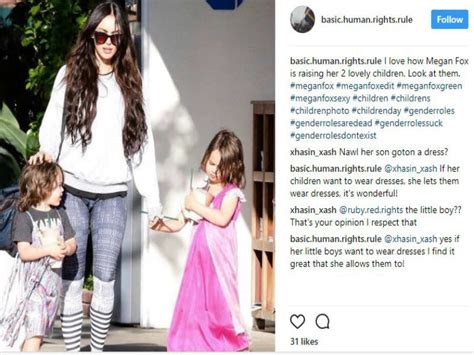 Yay Or Nay Megan Fox Makes Son Wear A Dress
