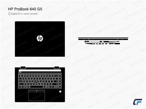 Hp Probook G Cut File Template Cut File Labs