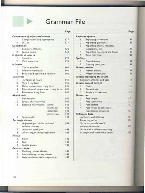 Grammar File Pdf Verb Grammatical Tense