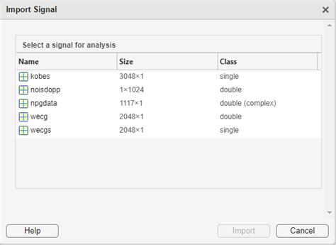 Select Signal To Analyze Matlab And Simulink