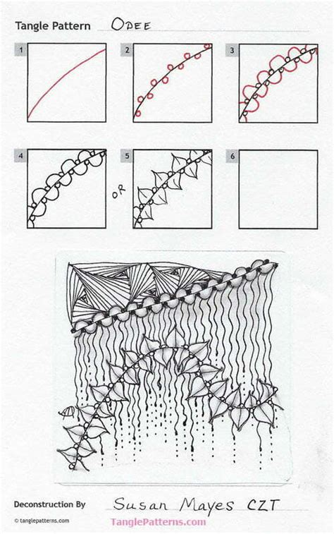 How To Draw ODEE TanglePatterns Com