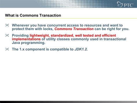 transactional file system in java commons transaction ppt