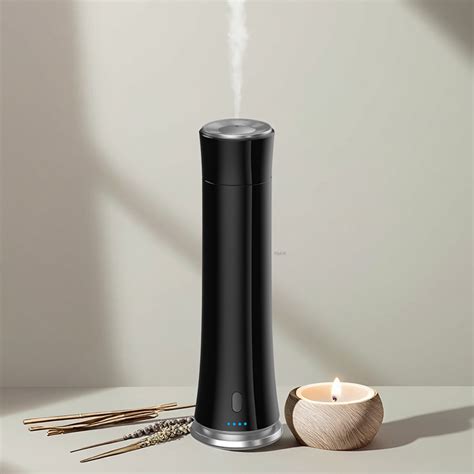 Tower Waterless Diffuser With Remote Cold Air Scent Black Or White