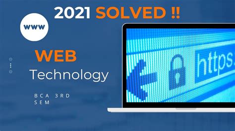 Bca Web Technology 2021 Question Solved Solution Tu Bachelor In