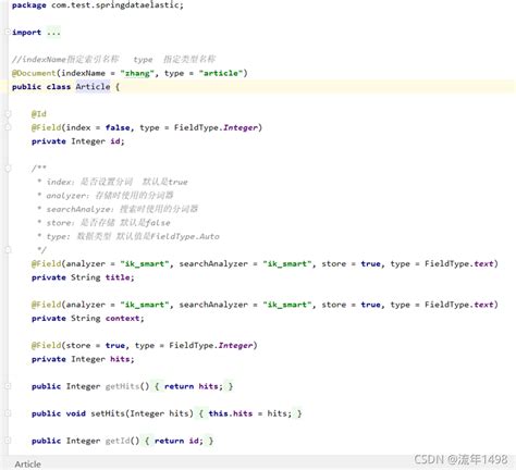 Spring Data系列之spring Data Elasticsearch Csdn博客