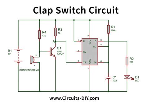 Clap Switch Electronic Project