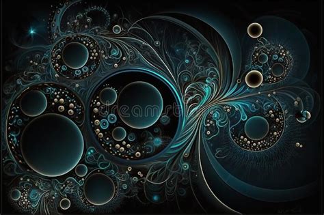 Generative Ai Abstract Geometry Pattern Background Stock Illustration