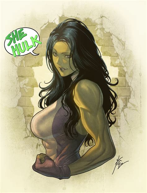 She Hulk Marvel Drawn By Homarefoolsart Danbooru