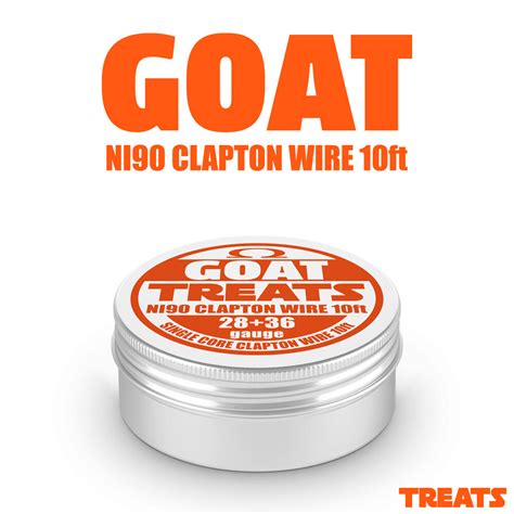 입호흡 특수코일 고트와이어 싱글코어 클랩튼와이어 리빌드 와이어 10ft