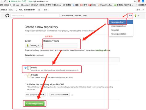 Git 将已有的项目添加到github 源码巴士