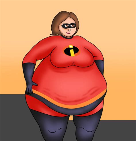 Fat Elastigirl By Chartist24 On Deviantart