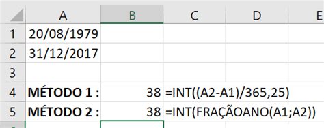 Conheça 3 Formas De Se Calcular A Idade No Excel