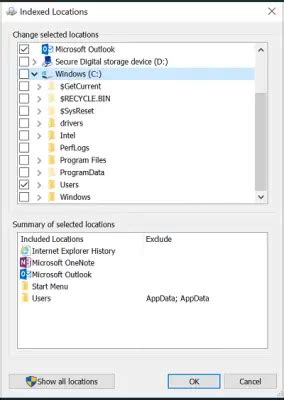Windows Search Not Finding Files From Google Drive