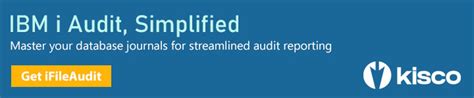 Database Journals In IBM I ACS Kisco Systems Blog