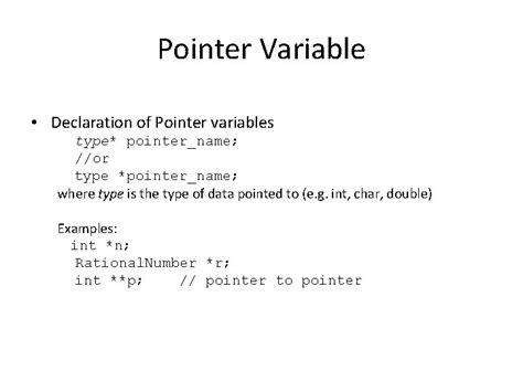 Pointers And Dynamic Objects Topics Pointers Memory Addresses