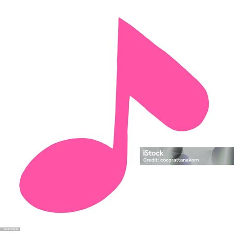 음악과 리듬 녹음을 위한 수채화와 드로잉 멜로디 노트는 흰색 배경에 분리되어 있다 아이콘 Illustrationd 아트웍의 디지털 페인팅 0명에 대한 스톡 벡터 아트 및