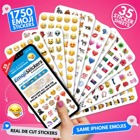 Emoji Stickers Die Cut Stickers As Seen On Iphones And Instagram