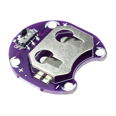 Lilypad Coin Cell Battery Holder Cr2032 Battery Mount Module For