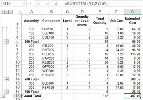 why is subtotal in excel better than sum excel for engineers