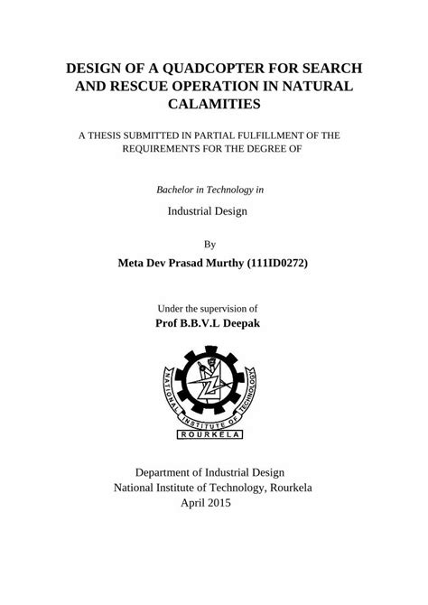pdf design of a quadcopter for search and rescue … 7669 1 2015 design