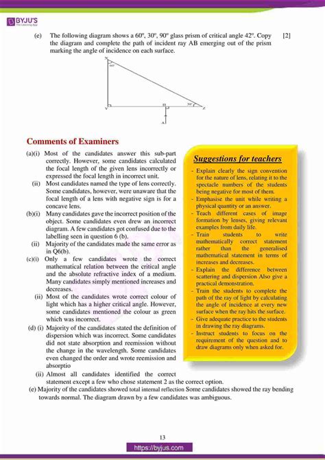 Icse Class Physics Question Paper Solution Download Pdf